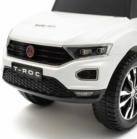 Odrážedlo s vodící tyčí Baby Mix VOLKSWAGEN T-ROC bílé
