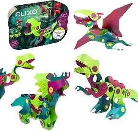 CLIXO Magnetická stavebnice Dino Discovery / 22 ks / od 6 let