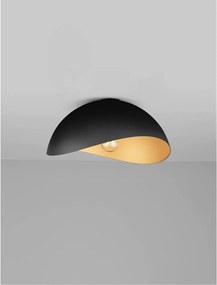 Matně černé/ve zlaté barvě kovové stropní svítidlo Opsi – Nova Luce