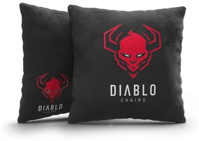 Dekorativní polštář Diablo Chairs: černý