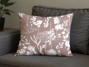 Povlak na polštář z mikrovlákna VALETON 50x70 cm, hnědý