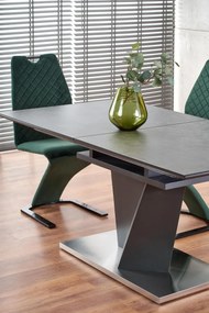Rozkládací stůl Vade 160/220 cm tmavě šedý