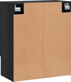 vidaXL Nástěnná skříňka 60 x 31 x 70 cm kompozitní dřevo [829933] Barva: Černá