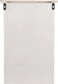 Béžová antik nástěnná dřevěná polička Camille - 36*17*57cm