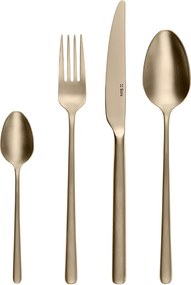 Příborový set 16 ks – Calgary PVD champagne matný - 120827