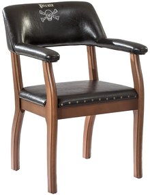 Dětská židle Jack - buk/černá
