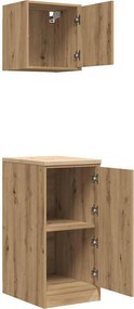Garážové skříně 2 ks dub artisan kompozitní dřevo 3328304