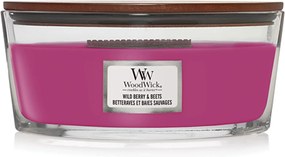 WoodWick vonná svíčka s dřevěným knotem Elipsa Wild Berry & Beets 453,6 g