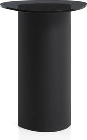 Odkládací stolek se skleněnou deskou 47x48 cm Olir – Kave Home