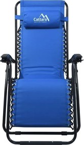 Židle Cattara LIVORNO kempingová polohovací modrá [638639]