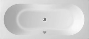 Aqualine Aqualine, JIZERA vana 180x80x39cm bez nožiček, bílá, G1880
