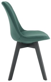 Jídelní židle Blanche (emerald + černá). 1028826