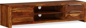 vidaXL TV stolek z masivního sheeshamového dřeva 120x30x30 cm [243945]
