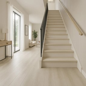 IVC Commercial, PVC podlaha - lino Logitex Ultimate 55 Stockholm T37, na míru, šíře 2m,4m, béžová, filc, chodba / předsíň