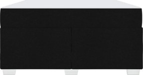 Rám postele s matrací Černá 160 x 200 cm textil 3399196