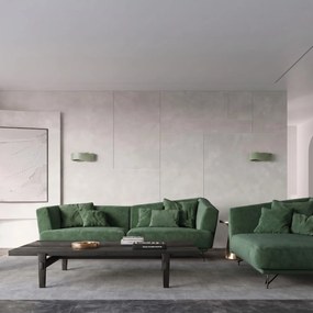Sollux Lighting Nástěnné svítidlo TILA 30 olivově zelené