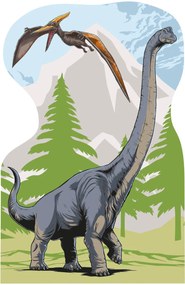 DINO Puzzle Jurský svět 4x54 dílků 13x19cm skládačka dn333291