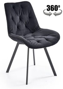 Halmar jídelní židle K519 barevné provedení černá