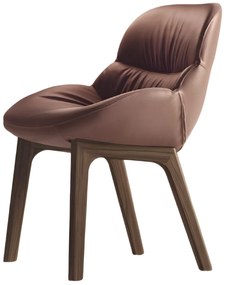 BONTEMPI - Židle AMELIE 34.91 - dřevěná podnož