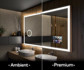 Koupelnové zrcadlo s LED podsvícením L01