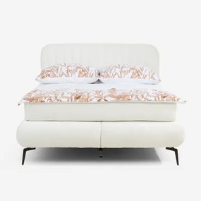 Postel boxspring VALO bílá 140x200