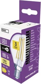 Emos lighting LED žárovka Filament Mini Globe 6W E14 teplá bílá
