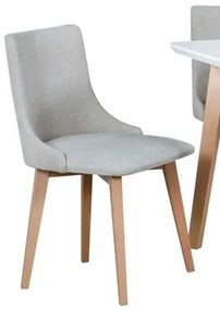 Drewmix Jídelní židle MONTI 5 dřevo: bílá, potahový materiál: látka