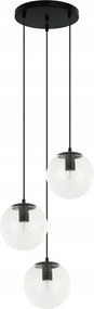 Závěsná lampa Sarpo PND-58867-3S-BK Italux