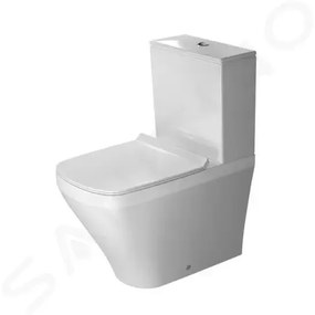 DURAVIT - DuraStyle WC kombi mísa, Vario odpad, s HygieneGlaze, alpská bílá (2155092000)