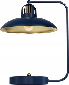 Milagro Stolní Lampy Stolní lampa Felix Navy Blue/gold 1xE27 1 ks
