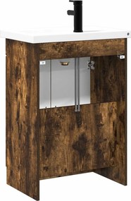 Sada koupelnového nábytku Kouřový dub 56 x 37,5 x 81 cm 3404169