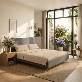 Postel čalouněná ESMINA 180x200 cm s úložným prostorem