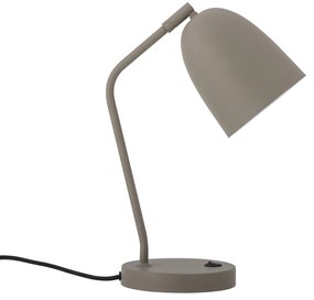 Bloomingville Stolní LED lampa Lemar Grey Metal, šedá barva, kov
