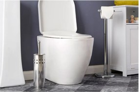 WC štětka z nerezové oceli v matně stříbrné barvě Indy – Premier Housewares