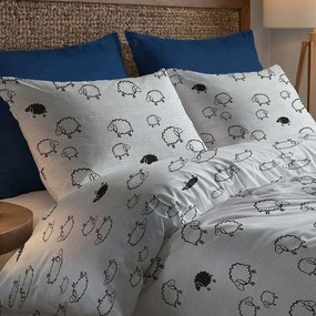 Krepové povlečení Ariete bílé Velikost: 140 x 200 + 70 x 90
