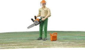 Bruder 60030 Lesní dělník figurka / Velikost 10.7 cm / od 4 let