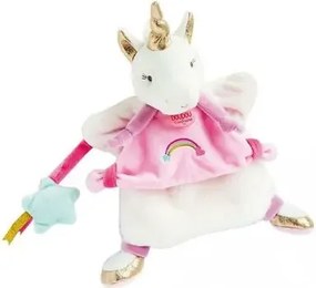 Doudou Plyšový maňuška jednorožec 25 cm / od 0 let