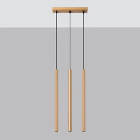 Závěsná lampa SOLLUX PASTELO 3L zlatá G9 3x8W bez žárovky SL.1171