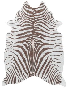 Ayyildiz, Kusový koberec Etosha 4111 brown (tvar kožešiny), 100x135 tvar kožešiny, hnědá, chodba / předsíň