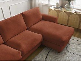 Oranžová rohová pohovka Nouveau Cocoone – Bobochic Paris