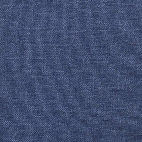 Box spring postel s matrací modrá 140x200 cm textil,  3144083