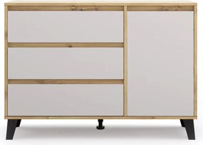 Komoda Borg 1d3s dub artisan / kašmír