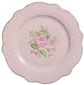 Porcelánový dezertní talíř SWEET ROSES Clayre &amp; Eef SWRDP-1