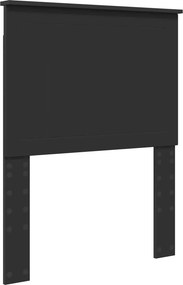 Postel s úložným prostorem Černá 75 x 190 cm Kompozitní dřevo 3411258