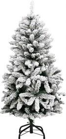 Umělý sklápěcí vánoční stromek se 150 LED a koulemi 150 cm 3210098