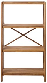 Designový regál Walworth 124 cm přírodní dub