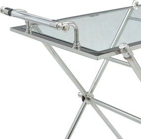 Pomocný stůl Morris Silver 90x62x83 cm