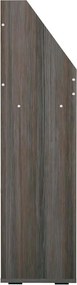 Dětský regál na časopisy šedý dub sonoma 71x30x114 cm kompozit 339533