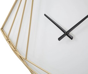 Nástěnné hodiny Line 85 cm zlaté/bílé