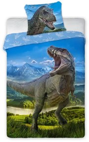 Bavlněné povlečení T-Rex 001 - 140x200 cm